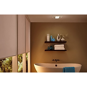 Nutone QTXEN150FLT Ultra Silent Bath Fan with Light and Nightlight Energy Star