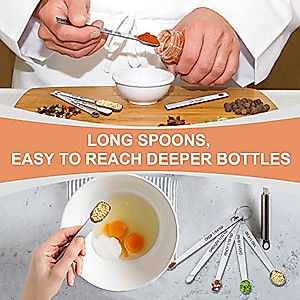 Measuring Cups and Spoons Set, 7 Stainless Steel Nesting Measuring Cups & 7 Spoons, 1 + Leveler & 5 Mini Measuring Spoons, Kitchen Measuring Spoons and Cups for Cooking & Baking, Set of 20