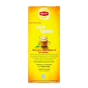Lipton Yellow Label Tea International Blend 100 Tea Bags (Pack of 2)