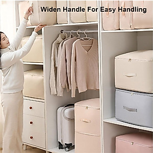 Ultra Space Saving Self Compression Organizer,Blanket Organizers And Storage,Space Bags, Organizer Bags for Comforters,Clothes,Winter Clothes Storage (Gray, L(54 * 42 * 30CM))