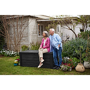 Keter Westwood 150 Gallon Storage Bench Solana 70 Gallon Storage Bench
