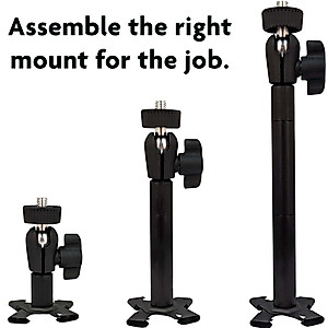 Panavise Universal CCTV Mount Black 2.25 x 3.25 x 4.25