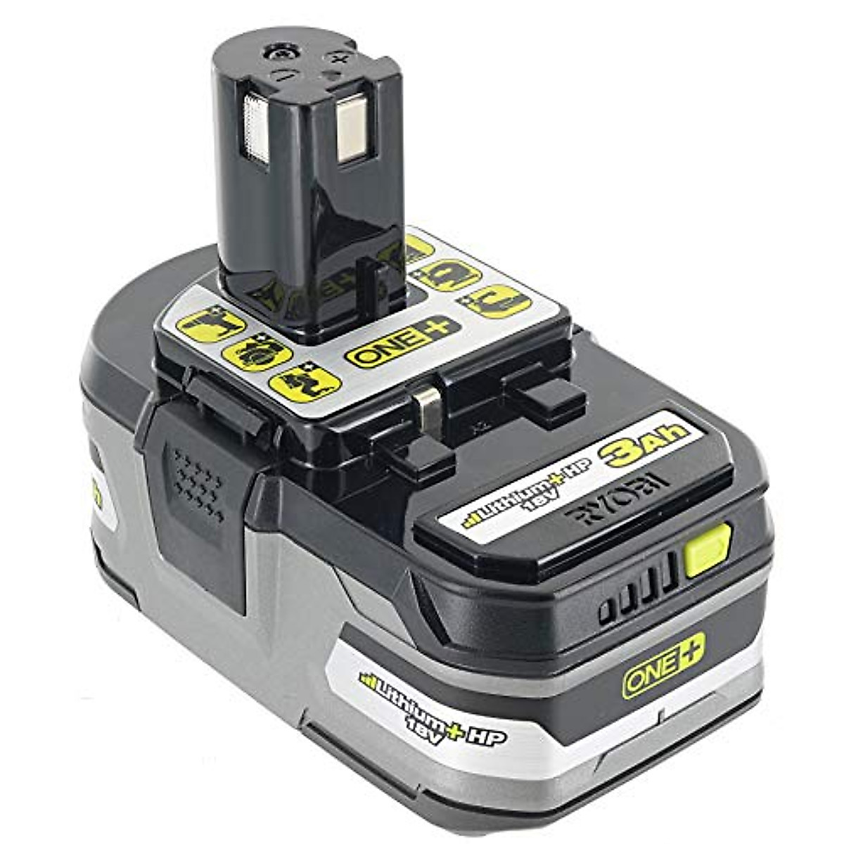 Ryobi P191 3.0 Amp Hour High Capacity Lithium Ion Battery w/ Cold Weather Performance and LED Power Indicator (Charger Not Included / Battery Only)