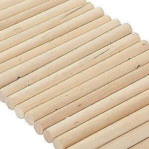 Pet Hideout Bridge,Wooden Rodents Chewing Climbing Tunnel Small Animal Bendy Bridge Ramp Hut Hideout for Guinea Pigs Ferrets Hedgehogs Chinchillas and Other Rodents