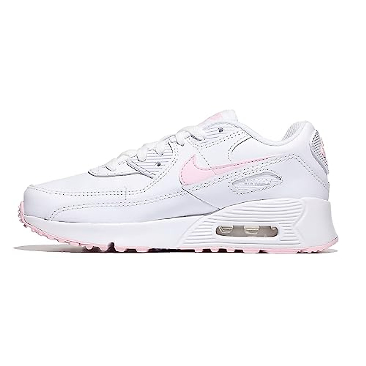 Nike Air Max 90 LTR White/Pink Foam-White-White (CD6867 121) - 12.5