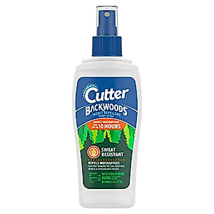 Cutter Backwoods Insect Repellent, Mosquito Repellent, Repels Mosquitos for Up To 10 Hours, 25 % DEET, 6 fl Ounce (Pump Spray)