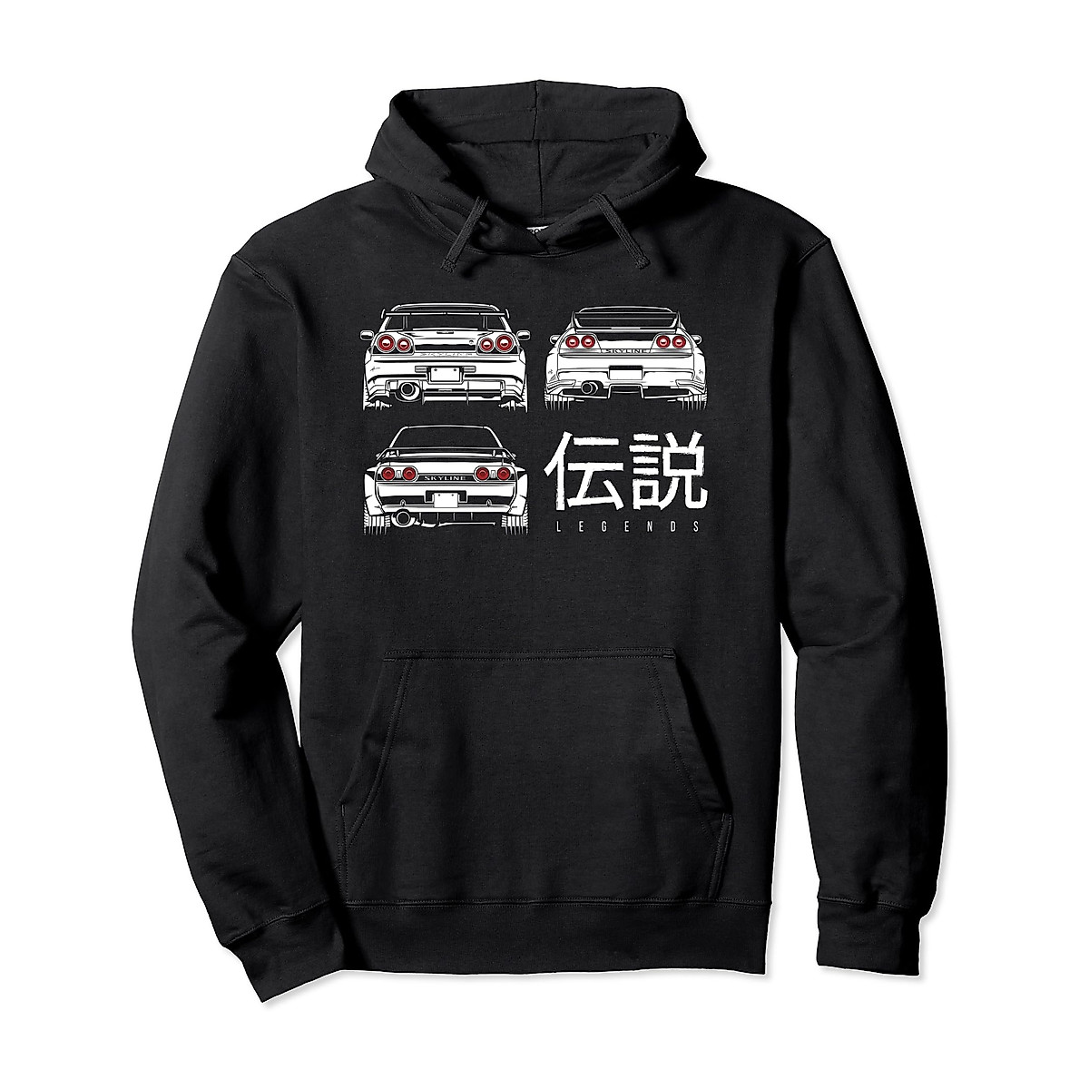 JDM Vintage Gt r Legendary Skyline Pullover Hoodie