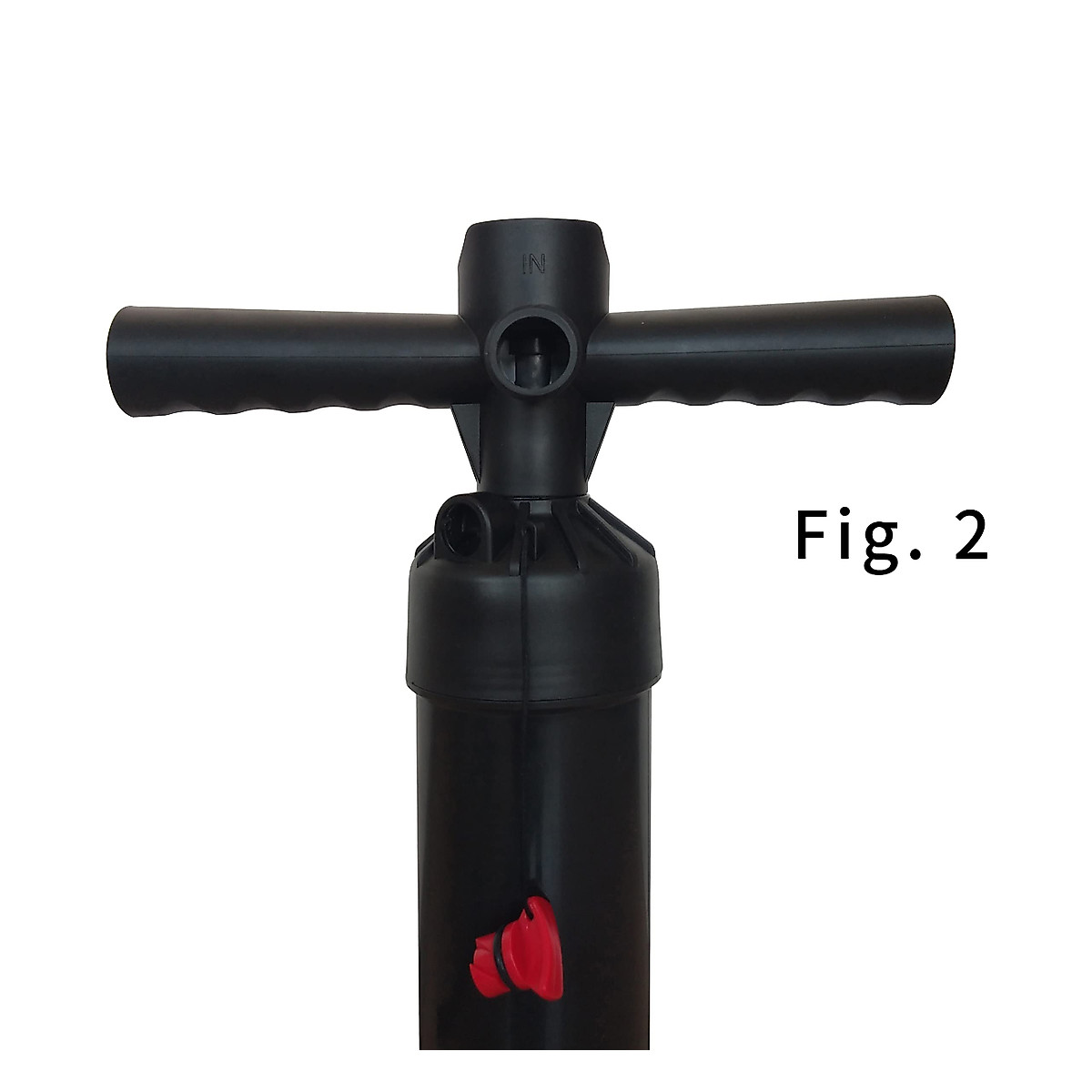 Aqua Plus Inflatable Stand Up Paddle Board High Pressure Double Action SUP Pump (Black, 63cm)