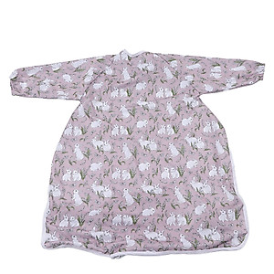 SPYMINNPOO Highchair Cover, Integrated Waterproof Prevent Food Stain Polyester Sleeve Coverall Bib for Kids Dining (Rabbit)