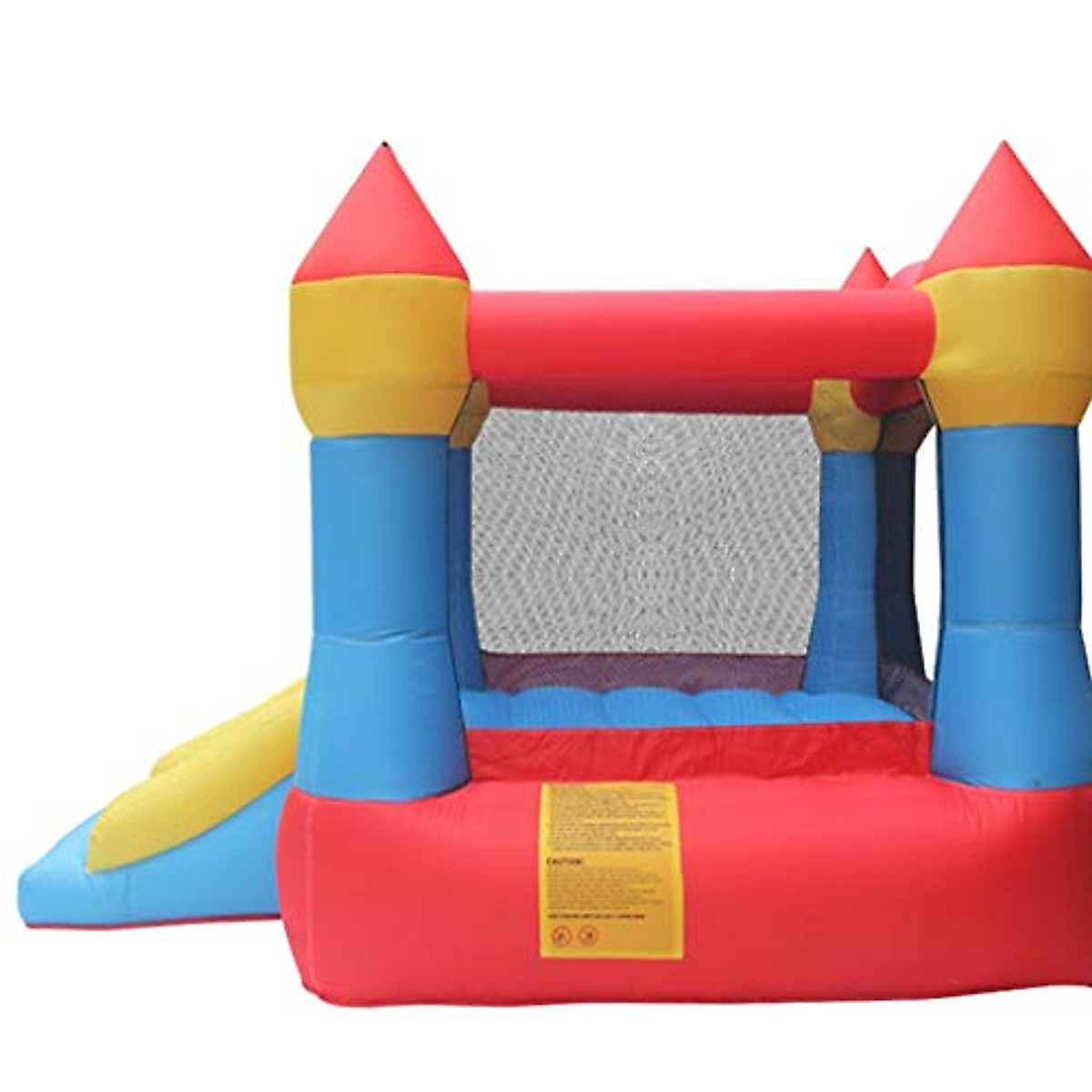 Children's Inflatable Castle,Trampoline Home Small Inflatable Slide Parent-Children's Playground Kindergarten Indoor and Outdoor Toy Playground,Colors,265 * 190 * 170Cm