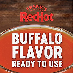 Frank's RedHot Original Buffalo Wings Sauce, 1 gal - 1 Gallon Bulk Container of Buffalo Hot Sauce with a Bold, Spicy Flavor Perfect for Wings, Dressings, Dips and More