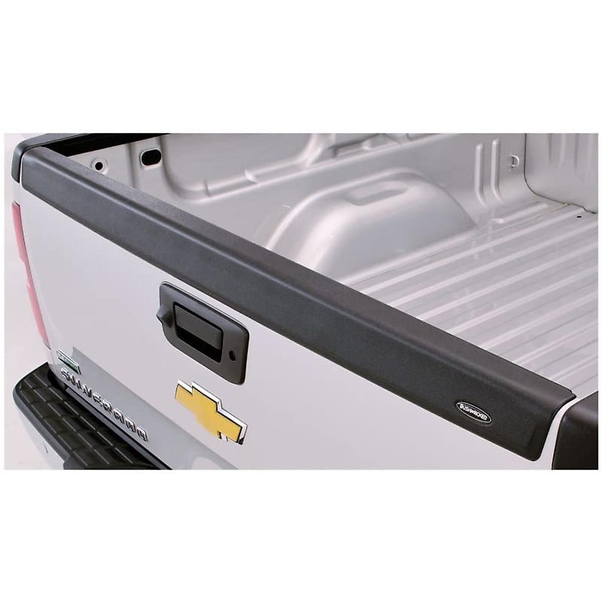 Bushwacker Ultimate Tailgate Cap - Factory | 1-Piece, Black, Smooth Finish | 48516 | Fits 2007-2013 GMC Sierra 1500; 2007-2014 Silverado 2500 HD, 3500 HD