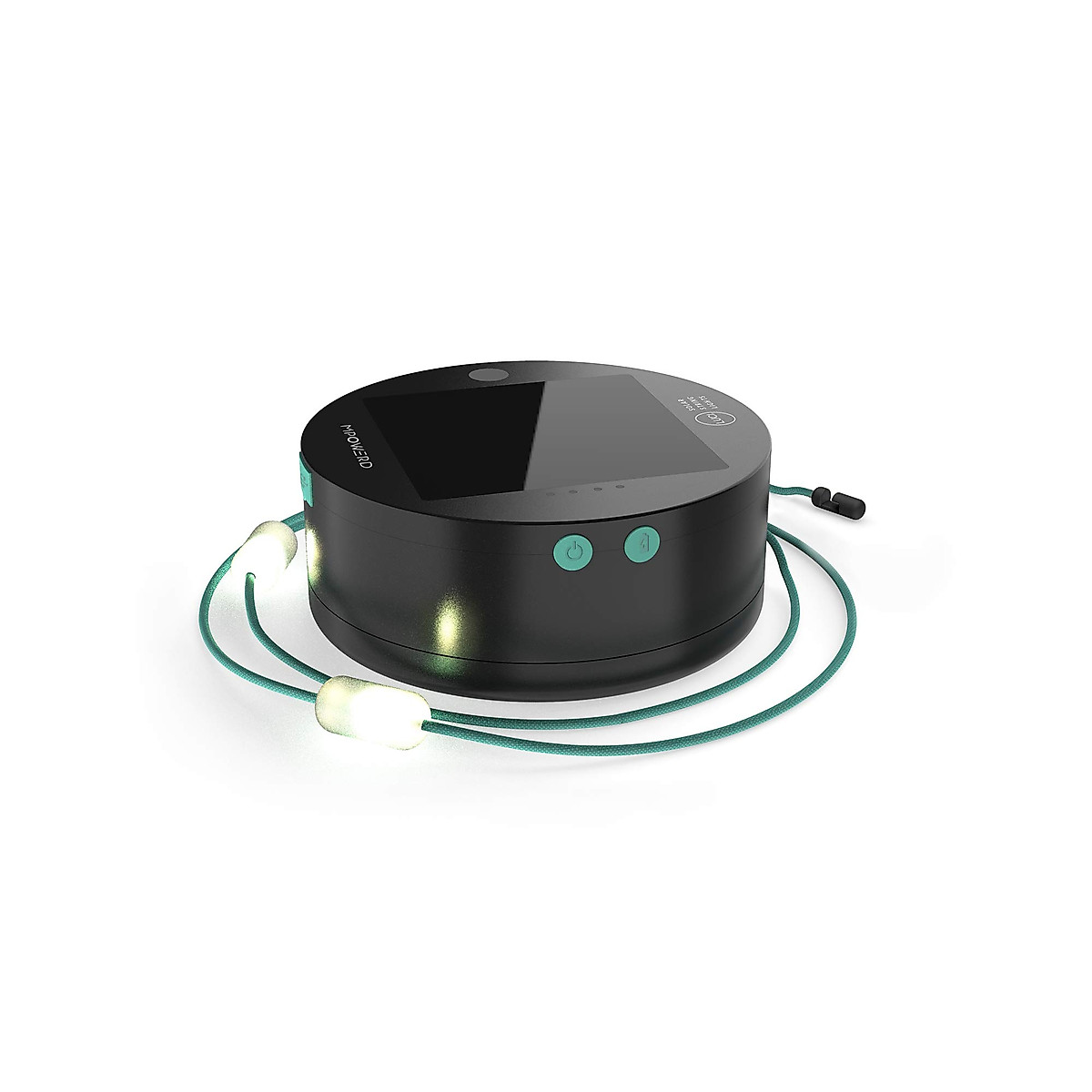 MPOWERD Luci Solar String Lights + Phone Charger: White 18' Rechargeable via Solar or USB-A, 100 Lumens LEDs, Lasts Up to 20 Hours, Waterproof, Camping, Backyard, and Travel