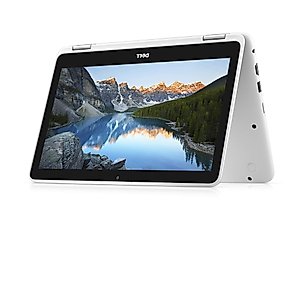 2018 Dell Inspiron 3000 11.6” 2-in-1 Touchscreen Laptop/Tablet PC, 7th Gen AMD A6-9220e 2.5GHz Processor, 4GB 2400MHz DDR4, 32GB SSD, Bluetooth, WiFi, MaxxAudio, Windows 10 (White)