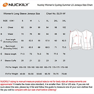 Women's Long Sleeve Cycling Jersey Bike Shirt Quick Dry Breathable Bicycle Clothing Bike Top with 4 Pockets