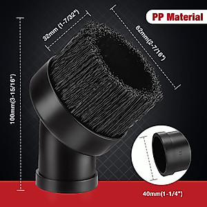 Shop-Vac 1.5 Gallon 2.0 Peak HP Wet/Dry Vacuum + 1-1/4" Round Brush, 2 Pack