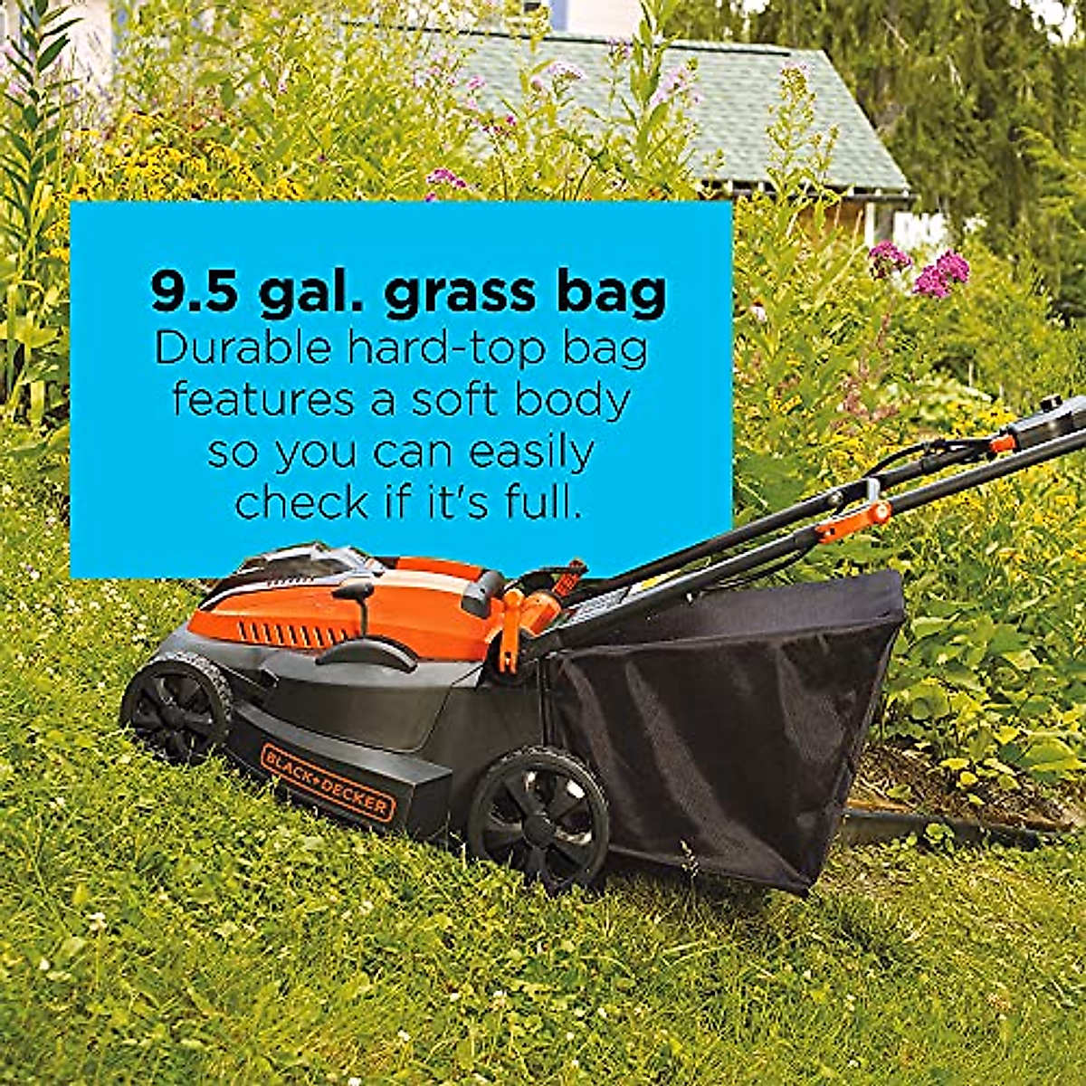 BLACK+DECKER 40V MAX* Cordless Lawn Mower with Battery and Charger Included (CM1640)