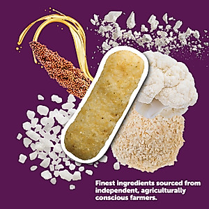 Vegan Rob's Cauliflower Puffs Clean & Sustainable with a Great Veggie Taste - Plant-Based & Gluten Free Healthy Snacks for Kids & Adults - 4 Count (3.5 Ounce)