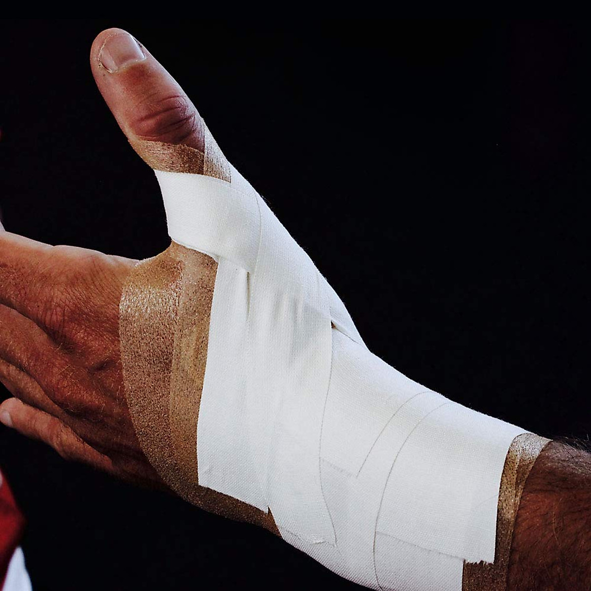 Howies White Athletic Tape Bulk - 8 Rolls 1" x 15yd Pro Grade Strength Sports Tape, Easy Tear, No Sticky Residue! Single Roll Premium Quality for Athletes and Medical Trainers (45 Feet)