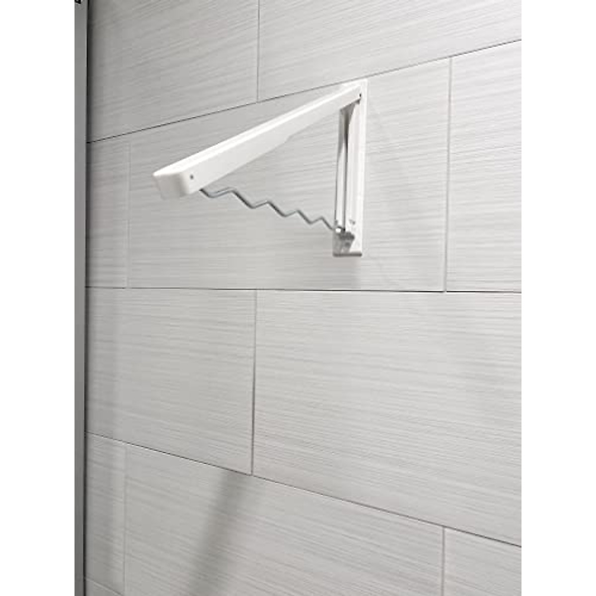 Wave Rack Closet Organizer Folding Hanger Rack, Wall-Mounted