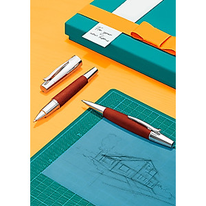 Faber Castell Mechanical Pencil, Emotion Wood & Chrome, Pear Wood, Brown, 138382, 1.4mm, Authentic Imported