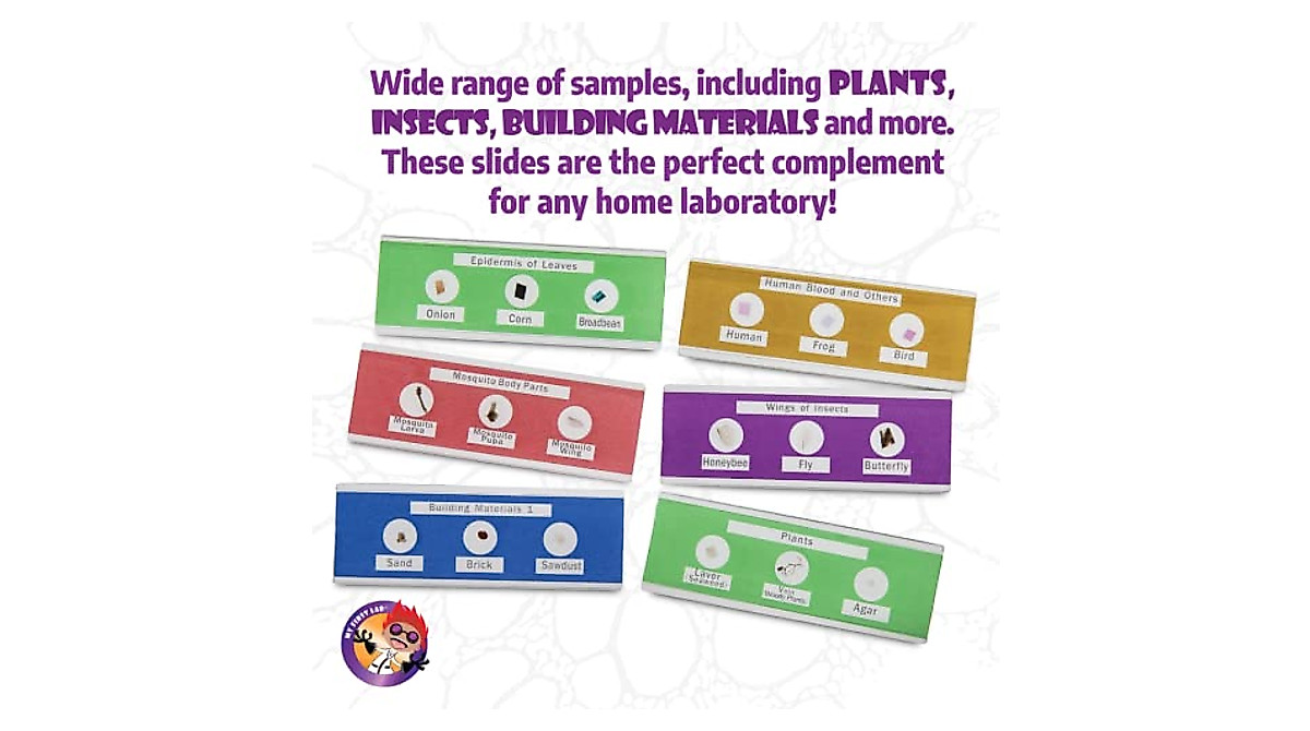 Explore 72 Unique Microscope Slides for STEM Learning