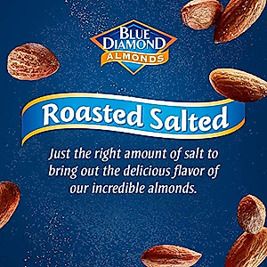 Blue Diamond Almonds Roasted Salted Snack Nuts, 25 Oz Resealable Bag (Pack of 1)