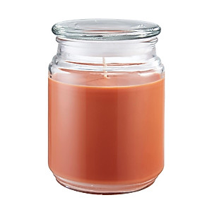 Candle-lite Scented Candles,Pumpkin Nutmeg Pie Fragrance, One 18 oz. Single-Wick Aromatherapy Candle with 110 Hours of Burn Time, Orangecolor