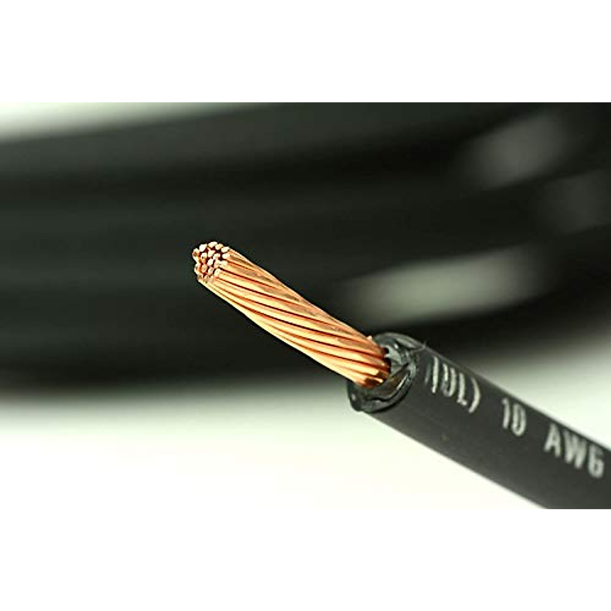 TEMCo 10 AWG/Gauge Solar Cable - Made in The USA 100 Feet Black (Variety of Lengths Available)