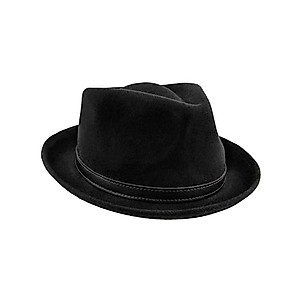 Stetson Men&#039;s Fedoras, Black, X-Large