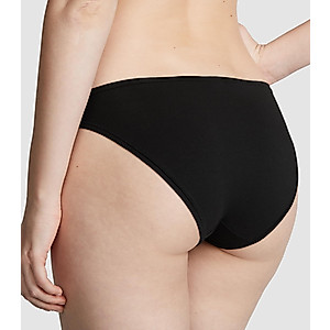 Victoria's Secret PINK Women's Cotton Bikini Underwear, Panties for Women, Love Pink Logo, (XL)