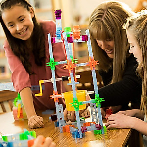 Brackitz STEAM Education Center | STEM Construction Building Block Toy | Sensory Learning Toys for Children PreK-6 | 1224 Pc Set