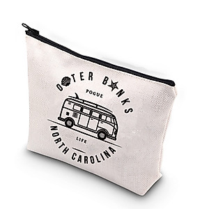 Generic WCGXKO TV Show Inspired Pogue Life North Carolina Zipper Pouch Makeup Bag for Fans (POGUE LIFE)