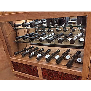 Gun Storage Solutions Scopes, Knives, Suppressors, Silencers, and Flashlights Display Stand - 10 Pack