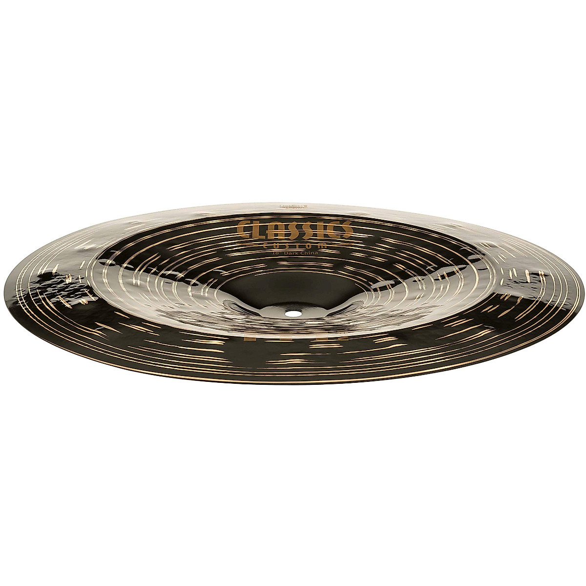 Meinl 18" China Cymbal - Classics Custom Dark - Made in Germany, 2-YEAR WARRANTY (CC18DACH)