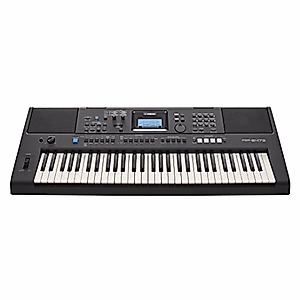 Yamaha, 61-Key Portable Keyboard (PSRE473), Black
