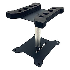 RC Car Tool Stand Repair Work RC Screws Kit 600PCS & RC Screwdrivers and Screws Pallet Kit 360 Degree Rotation for 1/8 1/10 1/12 1/16 1/18 RC Car Truck Crawler (Black)