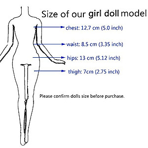 BJDBUS 6 Pcs Ball Mini Gown Dress for 11.5 inch Girl Doll Clothes Playset