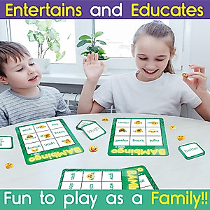 THE BAMBINO TREE Sight Word BAMBingo Levels 1, 2, 3 and 4 - Preschool Kindergarten 1st Grade 2nd Grade Sight Words