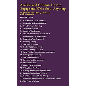 The Great Courses: Analysis and Critique