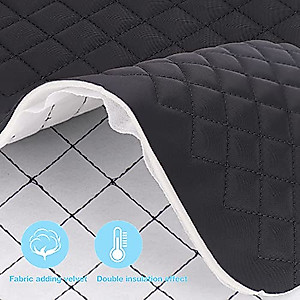 VS VOGSHOW Lunch Bag for Women, Quilted Dual Compartment Insulated Small Lunch Box Bag for Work, Freezable Soft Lunch Cooler Tote Bag