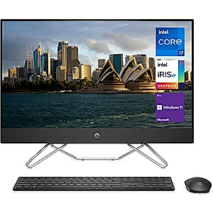 HP All-in-One Business Desktop, 27" FHD Micro-Edge Display, 12th Gen Intel Core i7-1255U, 64GB RAM, 2TB SSD, HDMI, RJ-45, Webcam, Wireless KB&Mouse, Wi-Fi 6, Windows 11 Pro