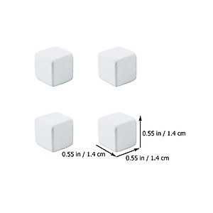 Mipcase Reptile Calcium 10pcs Professional Reptile Tank Substrate Calcium Cubes Safe Turtle Grinding Blocks (White) Aquarium