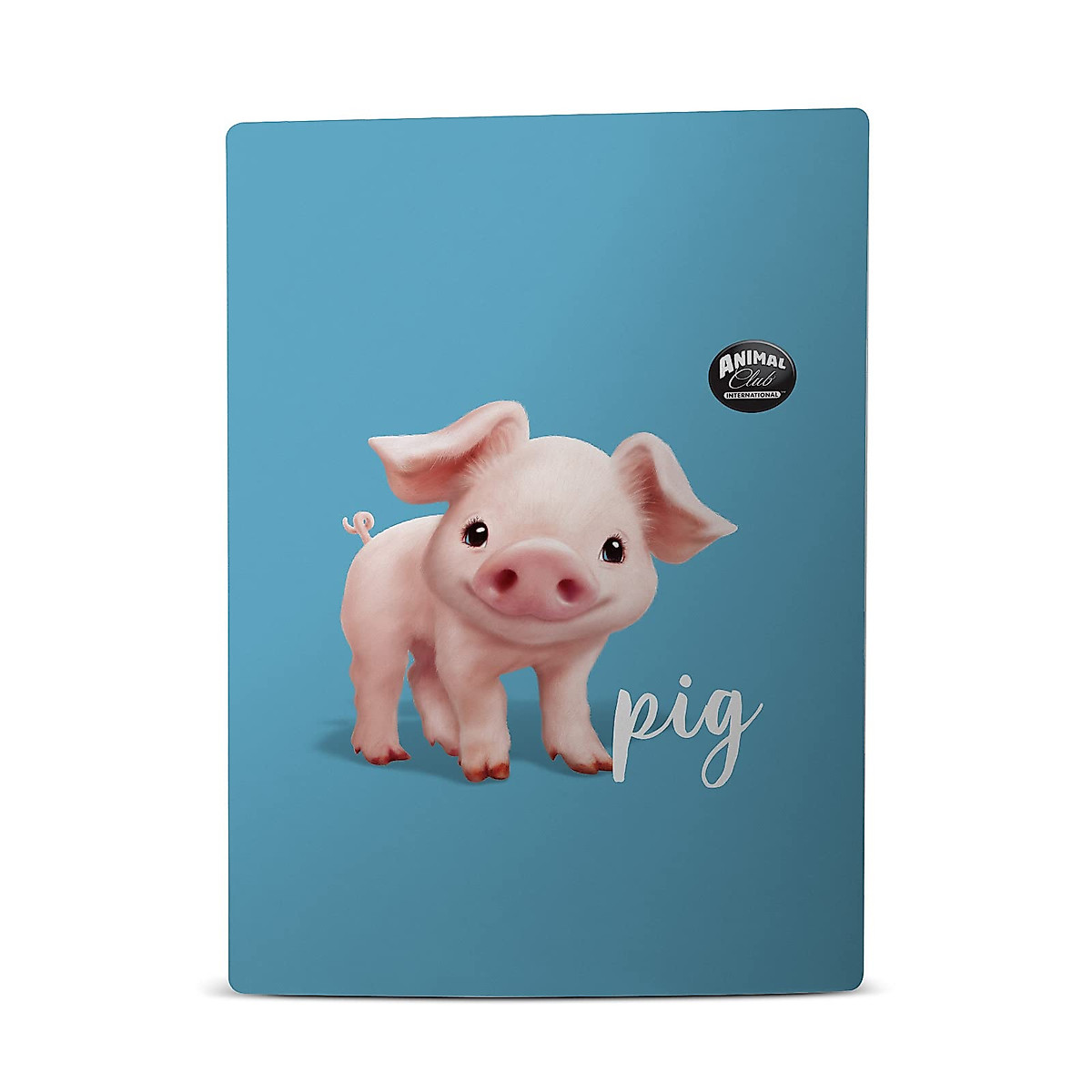 Head Case Designs Officially Licensed Animal Club International Pig Faces Vinyl Faceplate Sticker Gaming Skin Decal Cover Compatible With Sony PlayStation 5 PS5 Disc Edition Console
