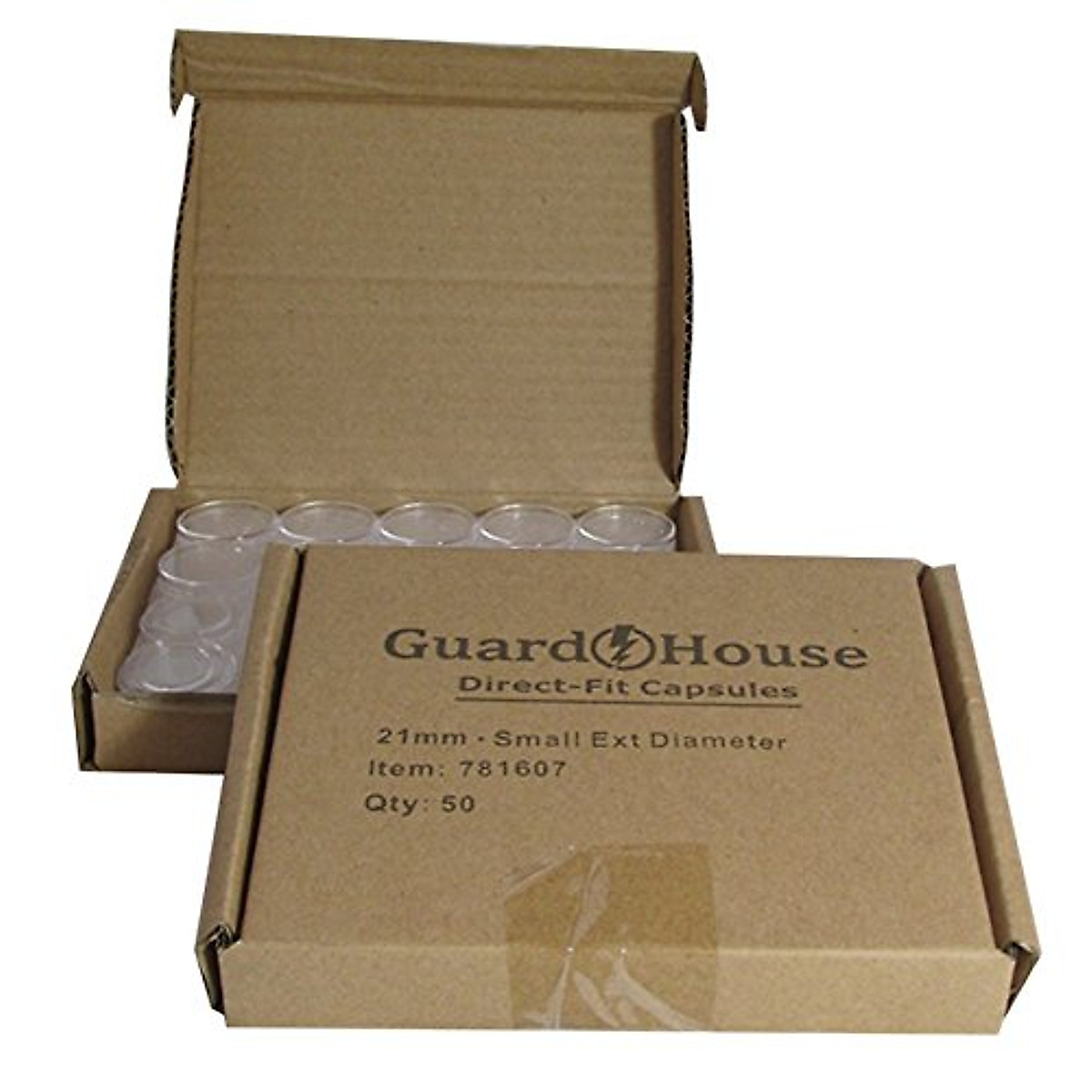 Direct-Fit Coin Capsules For Dime 18mm Box of 50