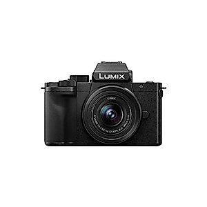 Panasonic LUMIX G100 4k Mirrorless Camera for Photo and Video, Built-in Microphone with Tracking, Micro Four Thirds Interchangeable Lens System, 12-32mm Lens, 5-Axis Hybrid I.S, DC-G100KK (Black)