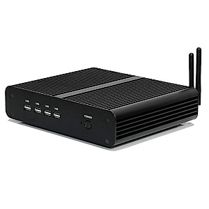 PARTAKER Fanless Mini PC, Desktop Computer, Core I7 1165G7 11th Gen 4 Cores CPU, 16G RAM 512G SSD, Windows 11 Pro or Linux Ubuntu, 4K Display, HDMI, DP, Aluminum Alloy Case