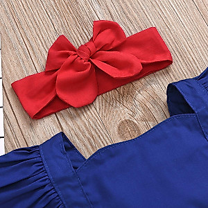 BSongo Newborn Baby Girls Romper Snow White Cosplay Infant Tops and Shorts Summer Clothes (Romper Style #2, 0-6 M)