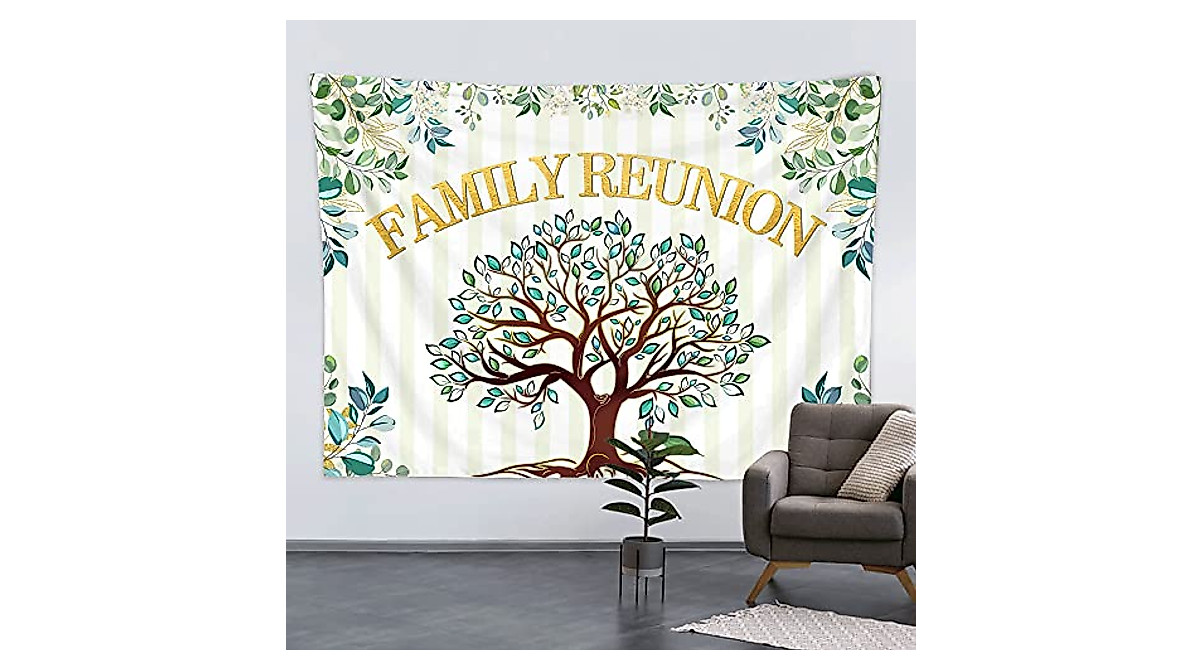 Family Reunion Backdrop - 9x6ft Welcome Photography