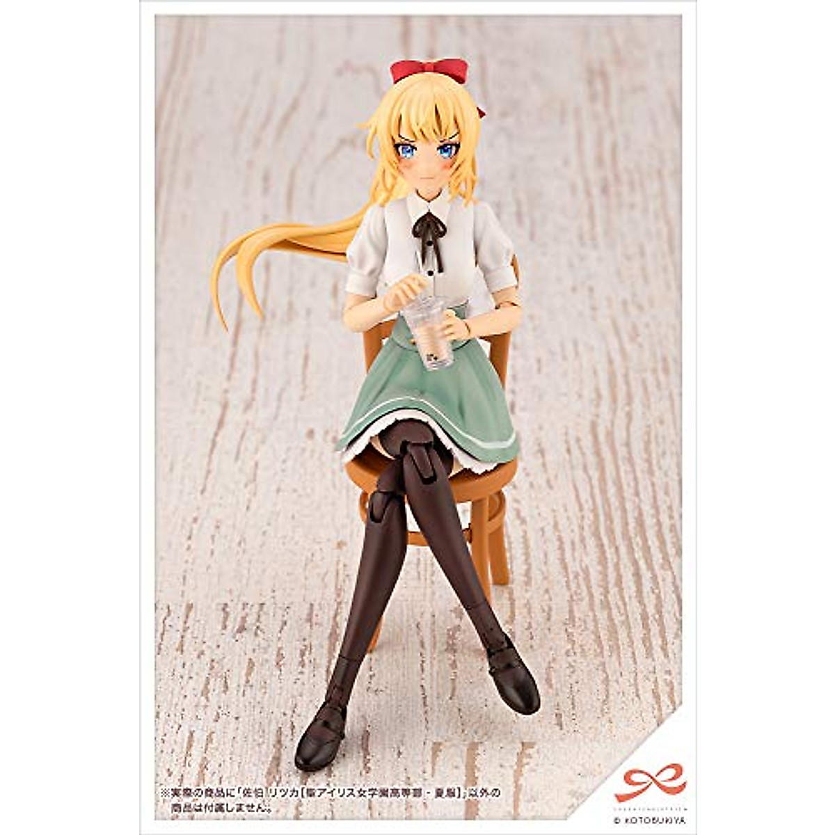 Kotobukiya Sousai Shojo Teien: Ritsuka Saeki (St. Iris Gakuen Girls' High School Summer Clothes Version) Plastic Model Kit, Multicolor (JK003)